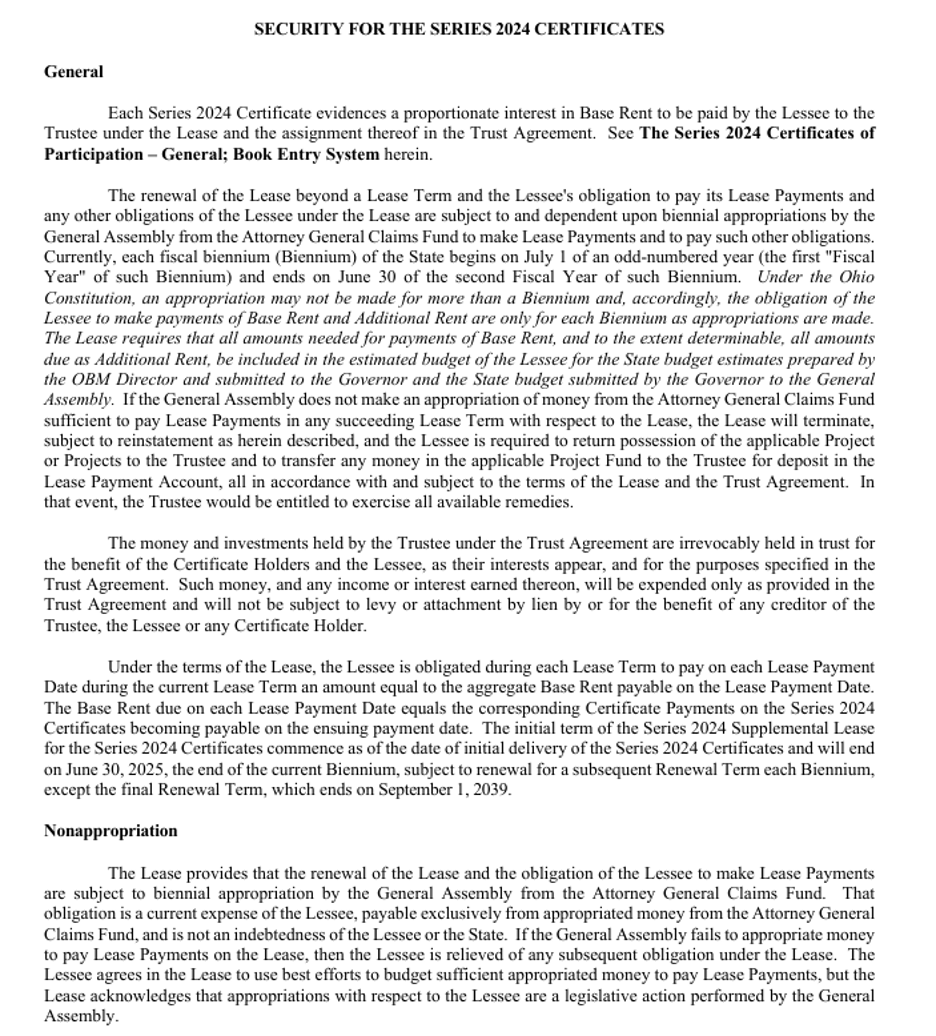 Certificates of Participation: Similar to General Obligation Bonds, but ...